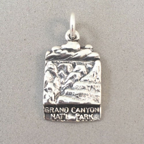 YELLOWSTONE NATIONAL PARK .925 Sterling Silver Charm Pendant - Etsy
