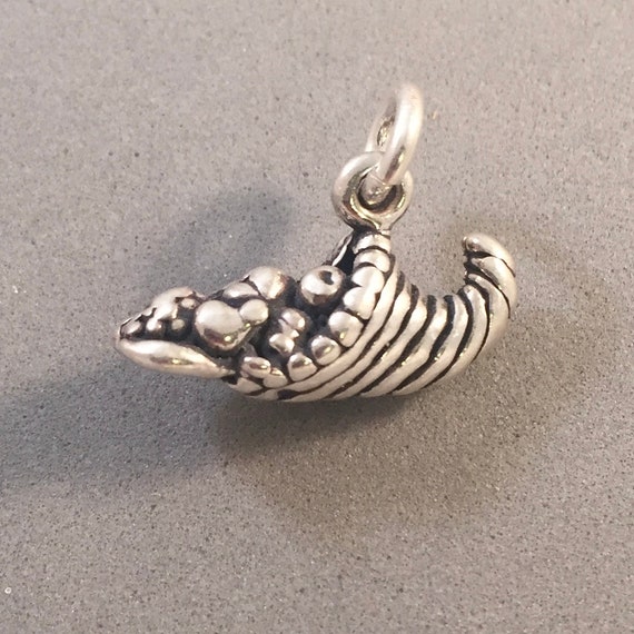 CORNUCOPIA .925 Sterling Silver 3-D Charm Pendant Thanksgiving | Etsy