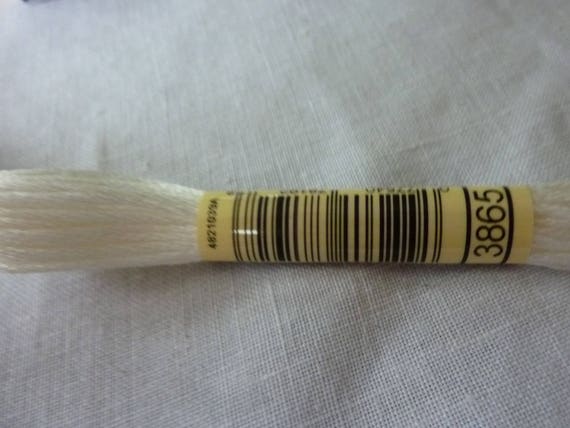 DMC stranded 3865 color embroidery thread | Etsy