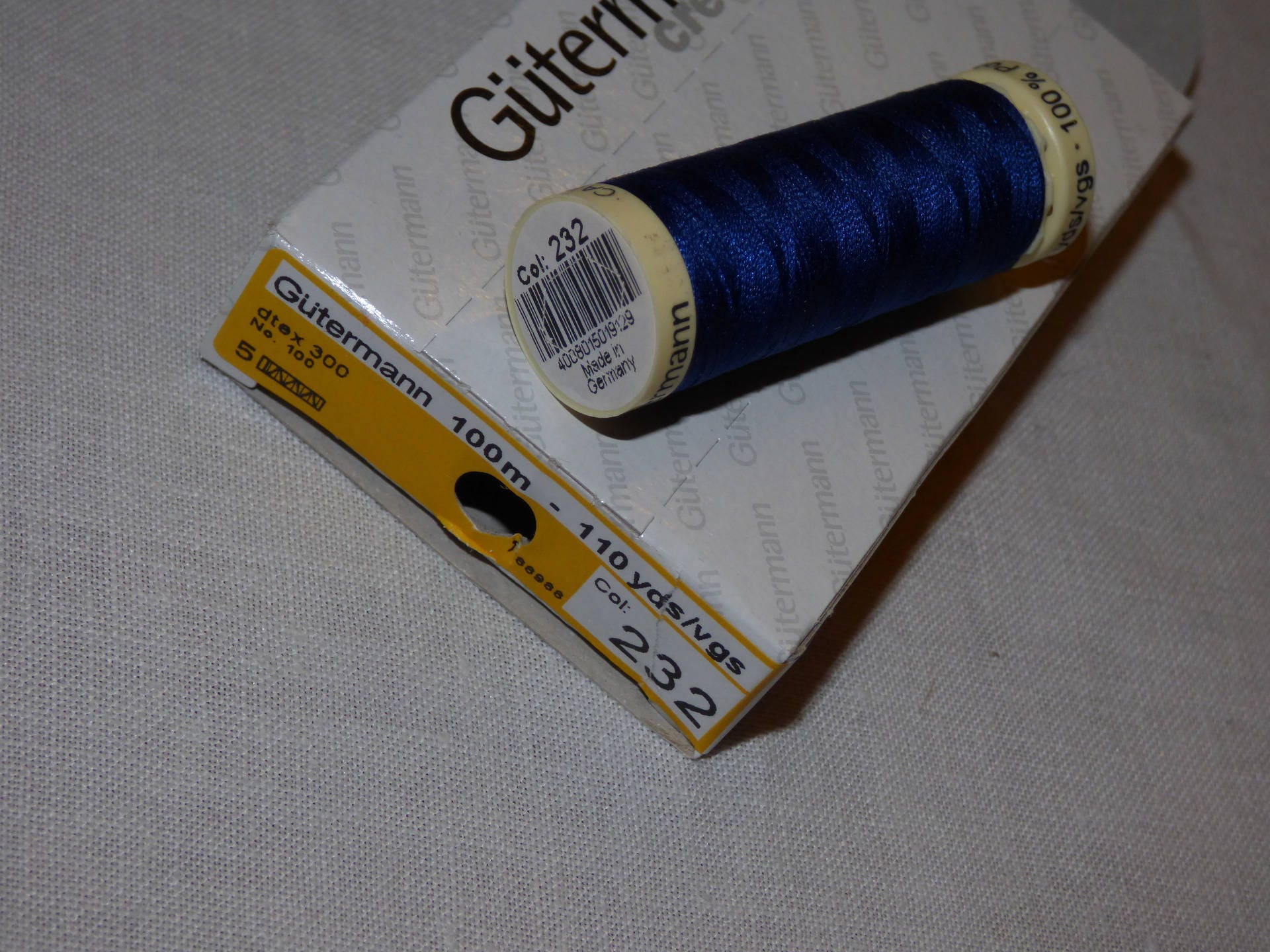 Gutermann Sewing Thread Col 232 in 100m - Etsy