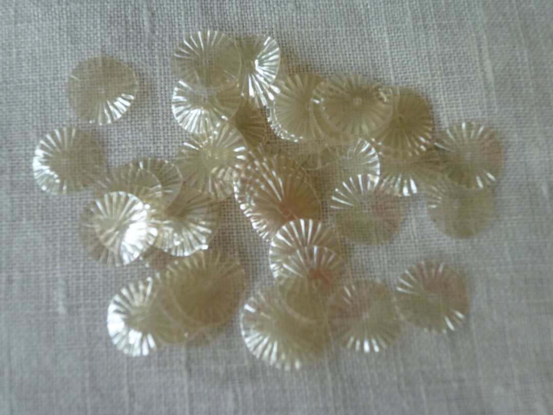 10 Sun Sequins Diameter 1cm Lustered Crystal Color Pale Pink - Etsy