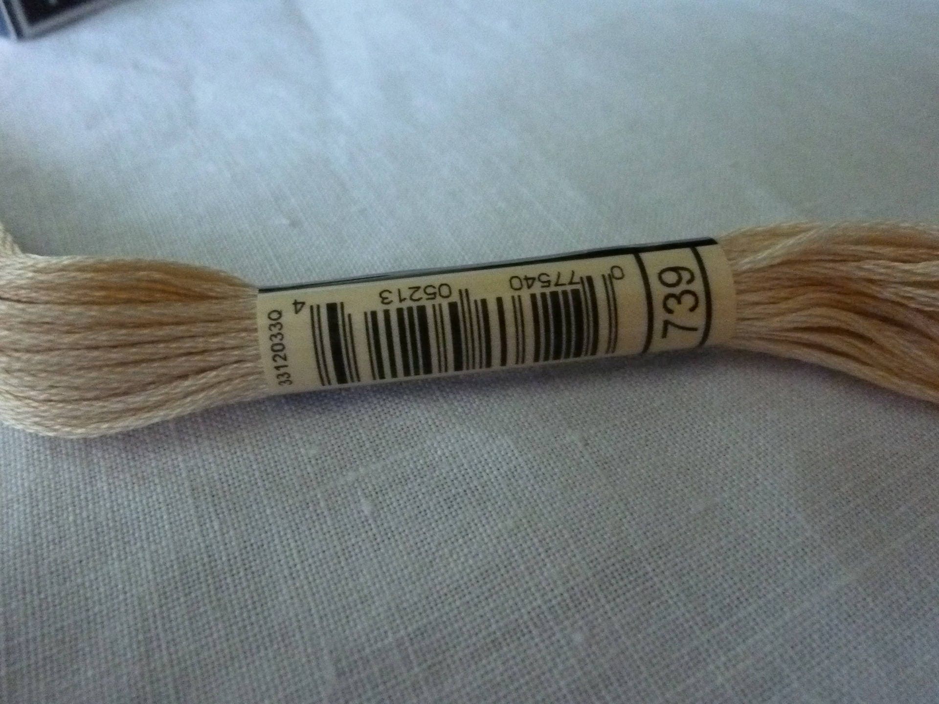 Embroidery FLOSS DMC stranded color 739 | Etsy