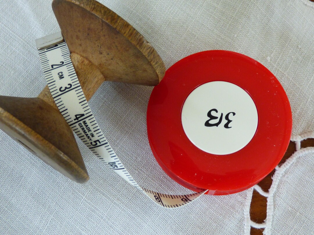 Rollfix Centimeter rolling Tape Measure Red - Etsy