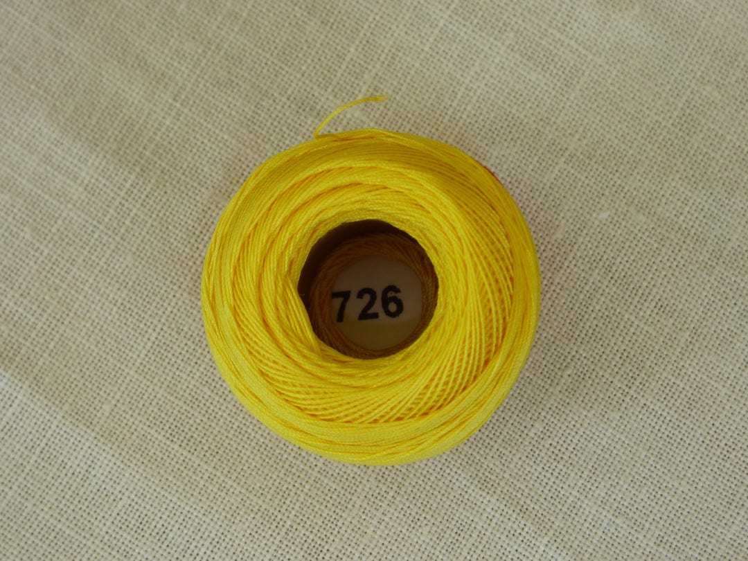 Collar de encaje especial DMC 726 - Etsy España