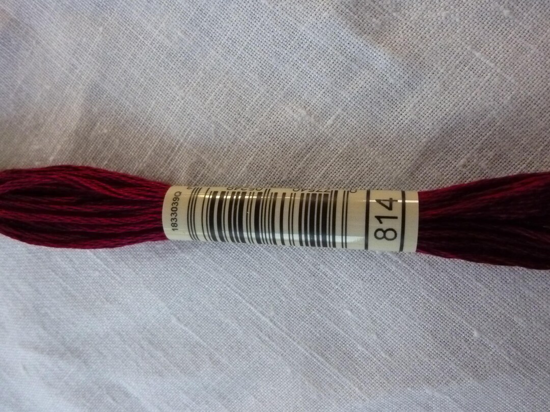 DMC Mouliné 814 - Etsy
