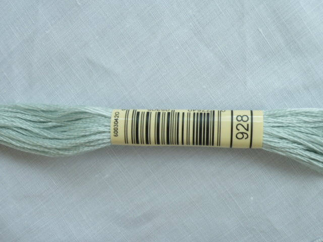 Genuine Lignum Vitae Wood Block 1.5x12 DMC Stranded Cotton Embroidery Thread - Color 928 Per ...