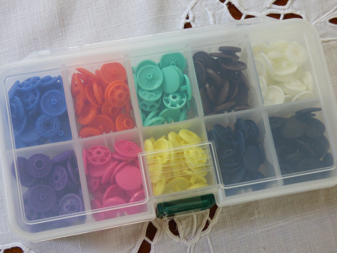 Box of 80 Magic Snaps 13mm – 10 Assorted Colors - Etsy
