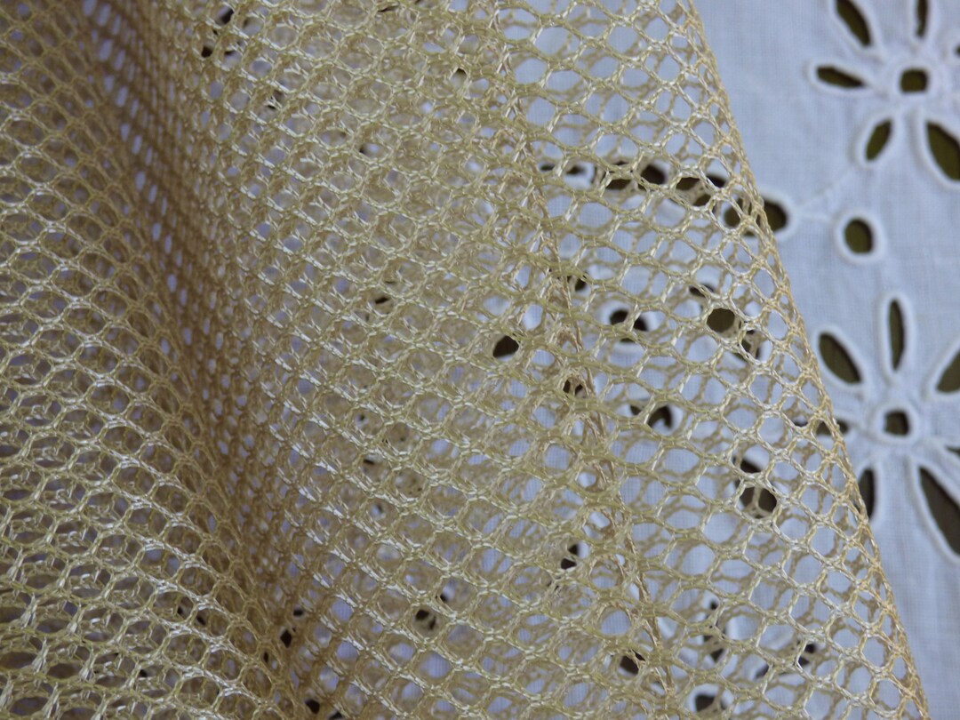 Coupon of Fabrics Filet Mesh Fabric - Etsy