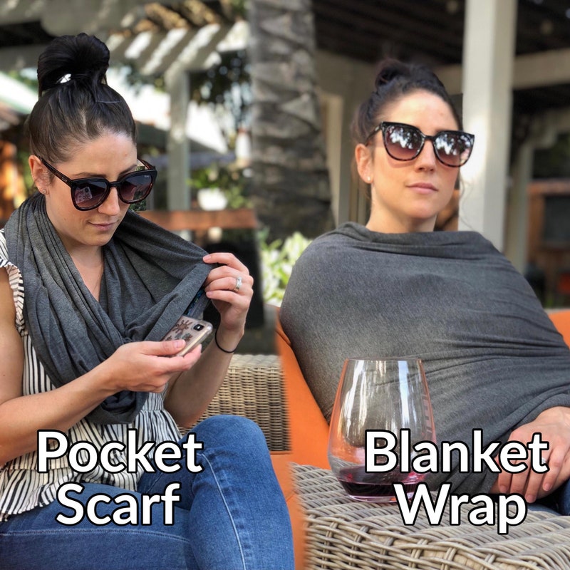 Scarf Travel Blanket - Etsy
