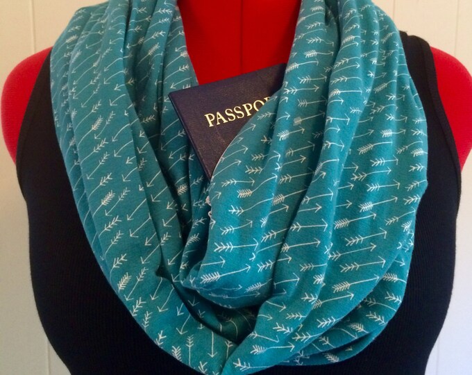 Secret Pocket Scarf Orion & Arrows 35/70in Long Hidden - Etsy