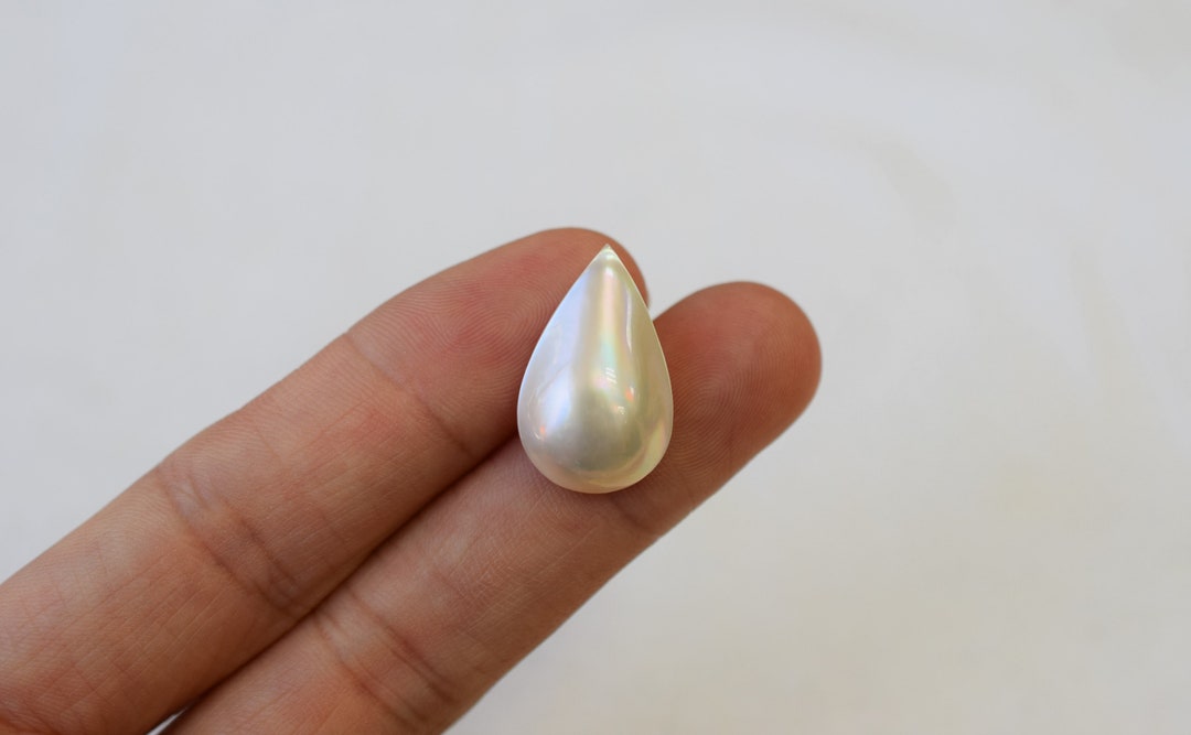 Tear Drop Shape Loose Mabe Pearl - DIY - Etsy