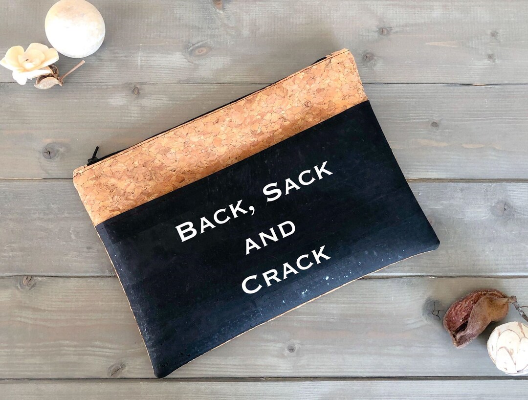 MATURE Adult Custom Back, Sack and Crack Toiletry Case, Wash Bag, Cork ...