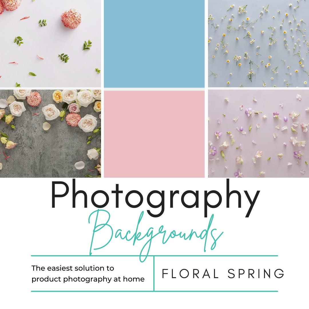 A1 Photography Backgrounds 3 in a Pack Floral Spring Design - Etsy