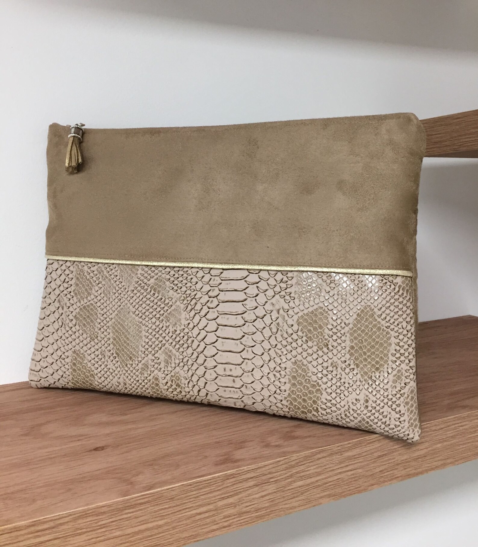 Camel and Gold Macbook Case / Computer Carrying Case Suede | Etsy