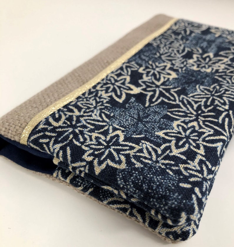 Checkbook and Pen Holder Linen and Traditional Japanese - Etsy