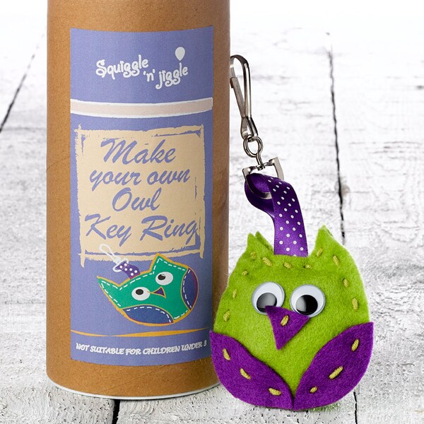 Owl Key Ring - Etsy UK