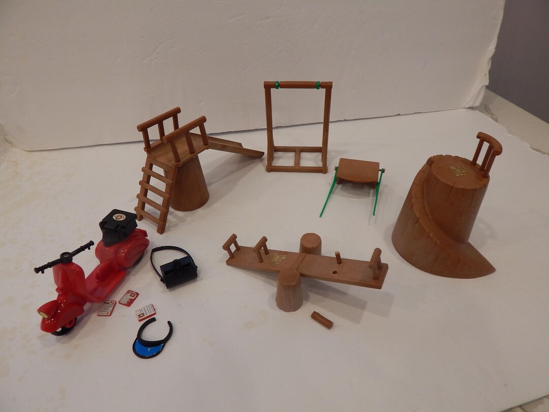 Vintage Maple Town OUTDOOR Playground Playset Tonka 1980s INCOMPLETE ...