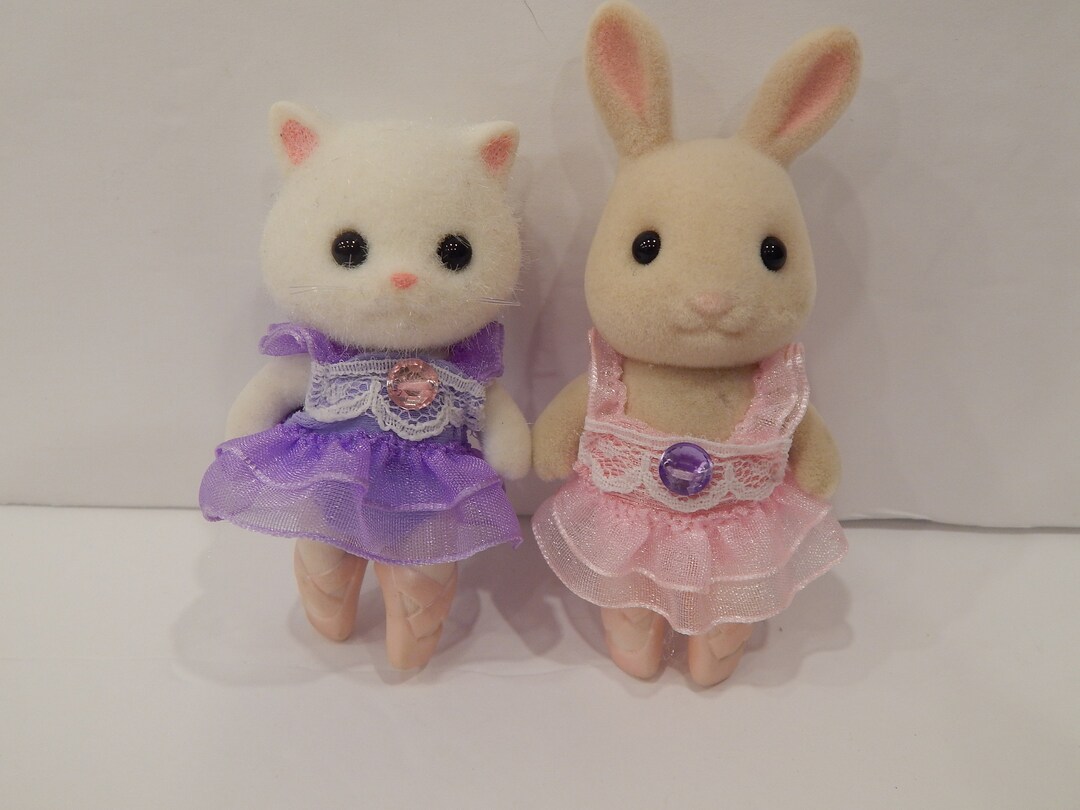 Vintage Calico Critters Ballerina Friends Rebecca Sweetpea - Etsy