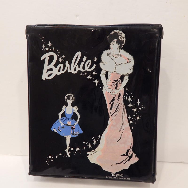 Barbie Black Vinyl Case - Etsy