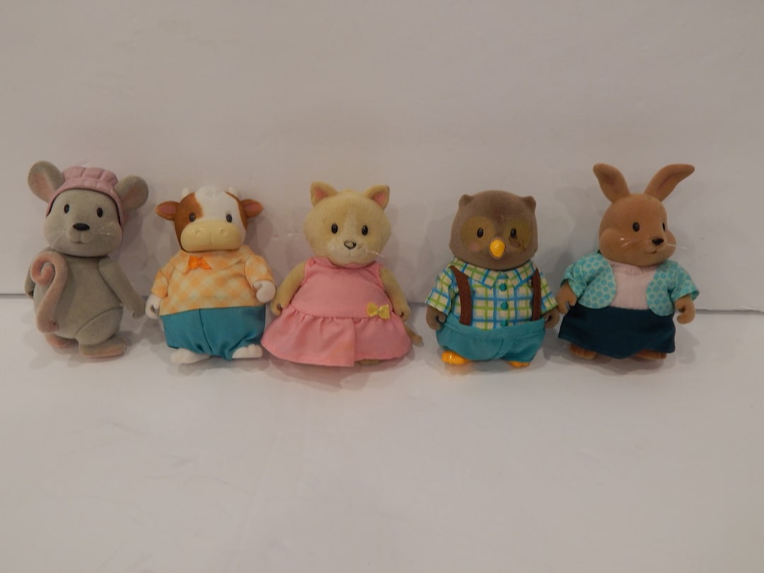 Lil Woodzeez Friends Lot of 5 Competes With Calico Critters - Etsy