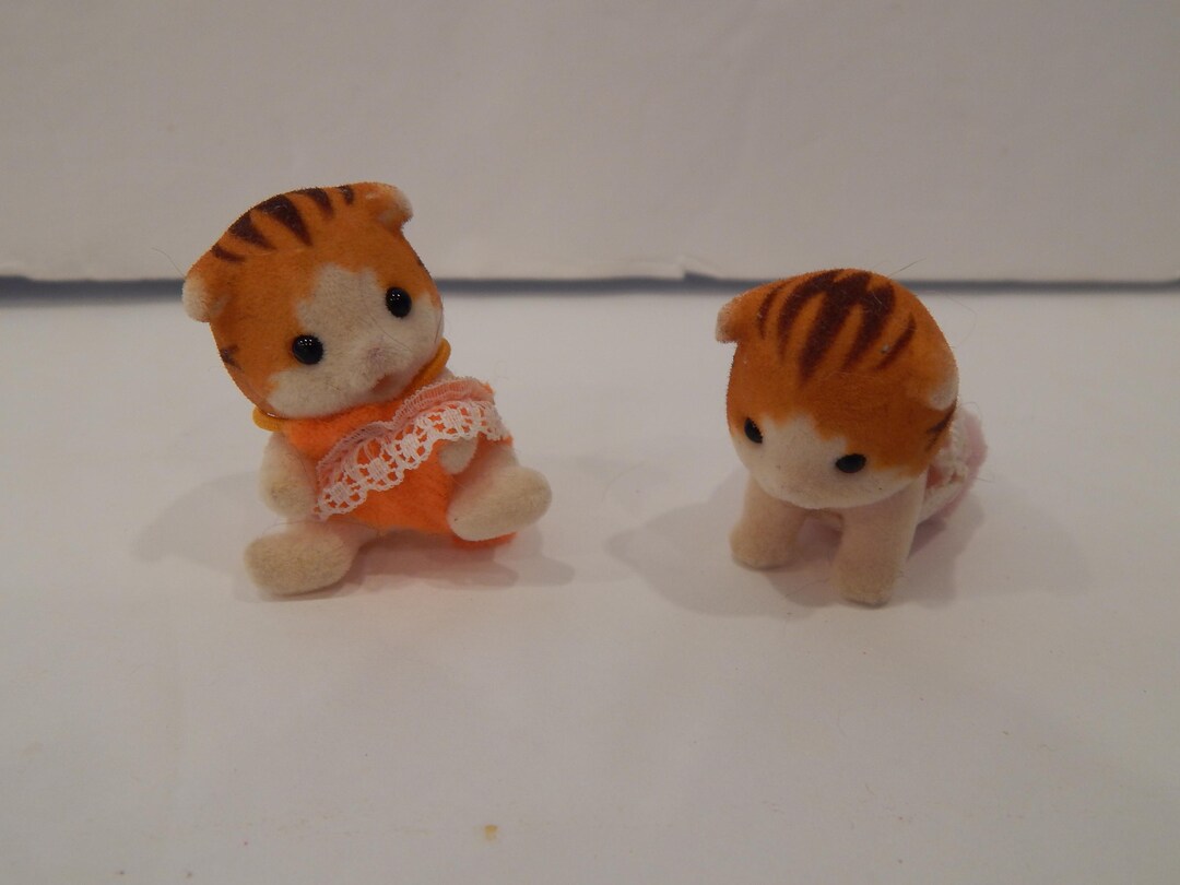 Vintage Calico Critters Maple Cat Twins - Etsy