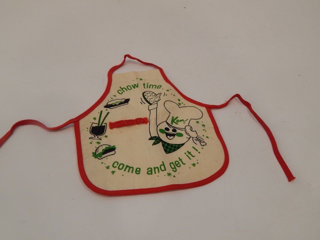Vintage Original Ken Cheerful Chef Apron Mattel 1964-1967 - Etsy