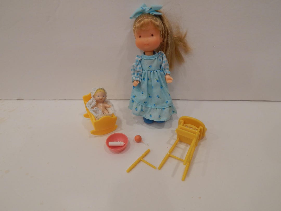 Vintage Holly Hobbie Carrie Doll and Play Set 6 Inch Doll and ...