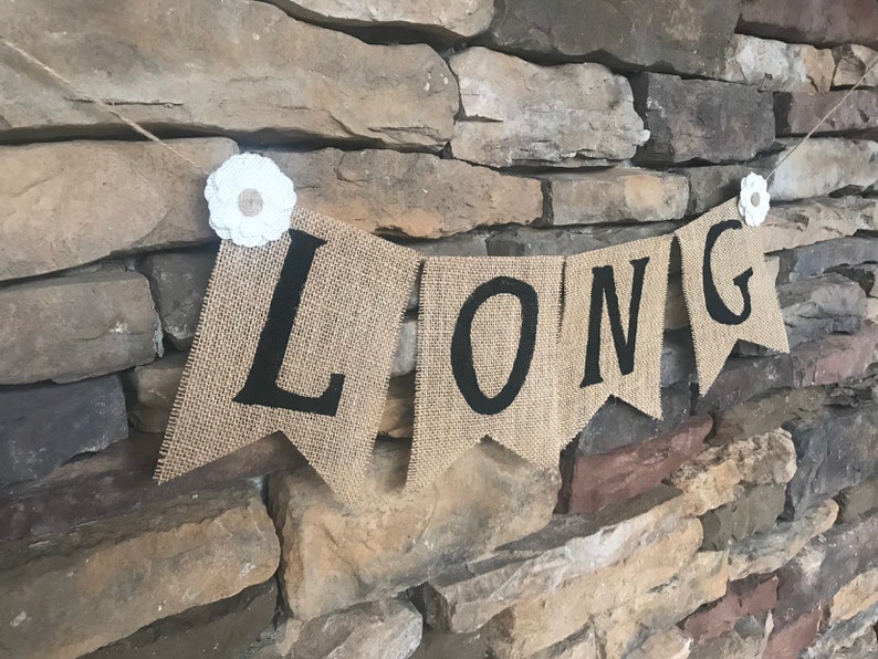 Name Banner Last Name Burlap Banner Burlap Name Banner - Etsy