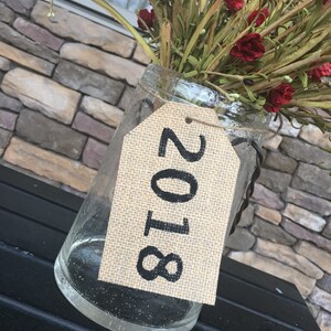 Burlap Tags, Mason Jar Tags, Customizable Burlap Tags, Burlap Table ...
