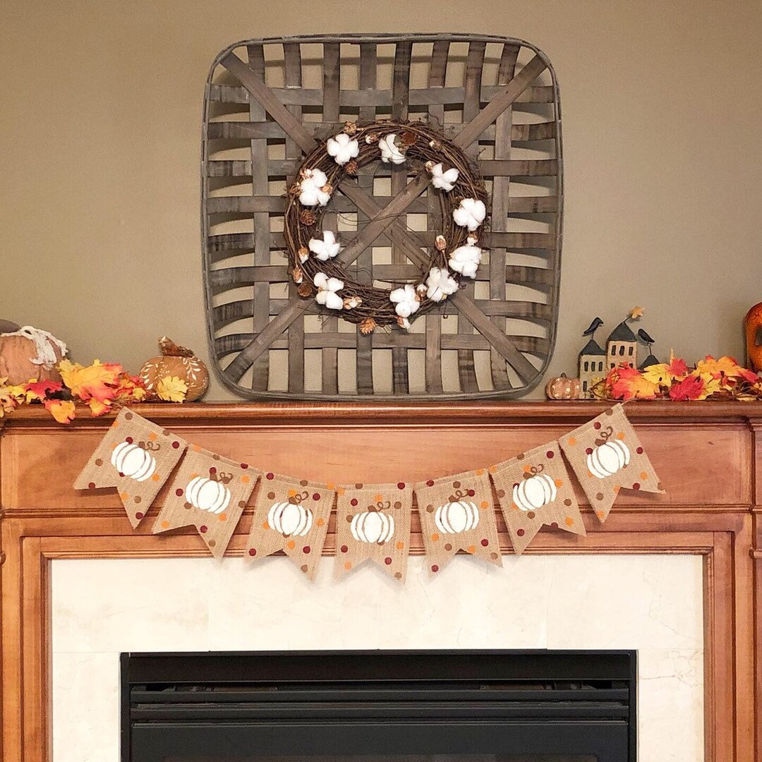 Pumpkin Banner, Fall Banner, Fall Pumpkin Banner, Pumpkin Garland ...