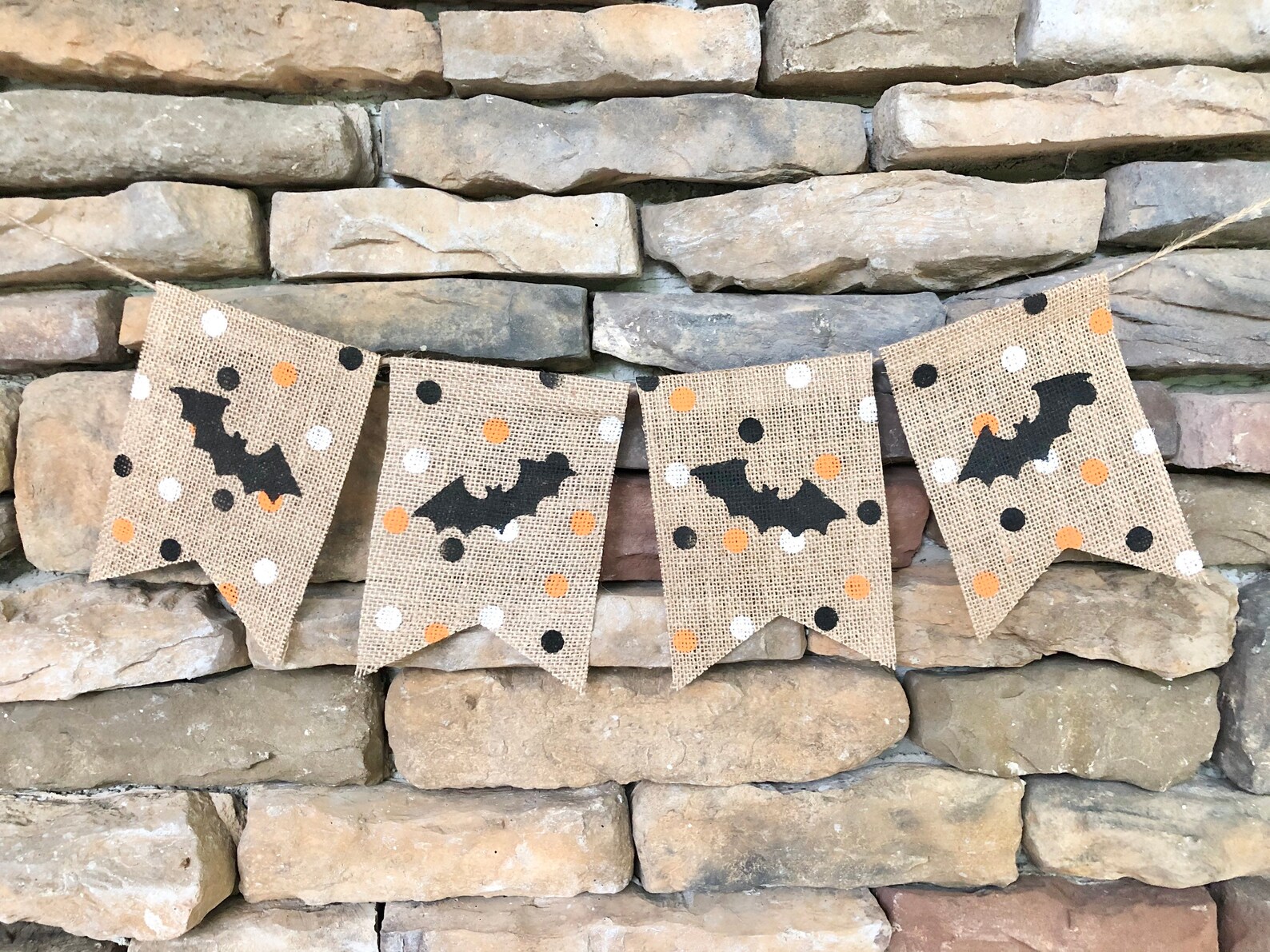 Halloween Burlap Banner, Bat Banner, Bat Burlap Banner, Halloween ...