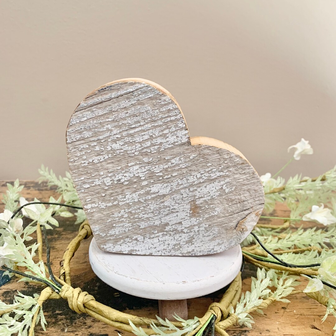 Wood Heart, Farmhouse Heart, Rustic Barnwood Heart - Etsy