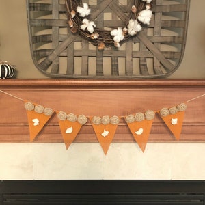 Pumpkin Pie Banner, Fall Banner, Thanksgiving Banner, Thanksgiving ...