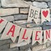 Be My Valentine Banner, Valentine Burlap Banner, Valentine's Day Decor ...
