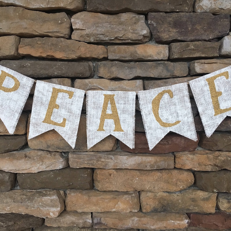 Peace Banner - Etsy