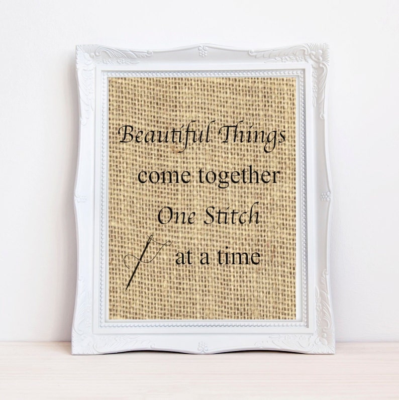 Beautiful Things Come Together Quilting Quotes Gift for - Etsy