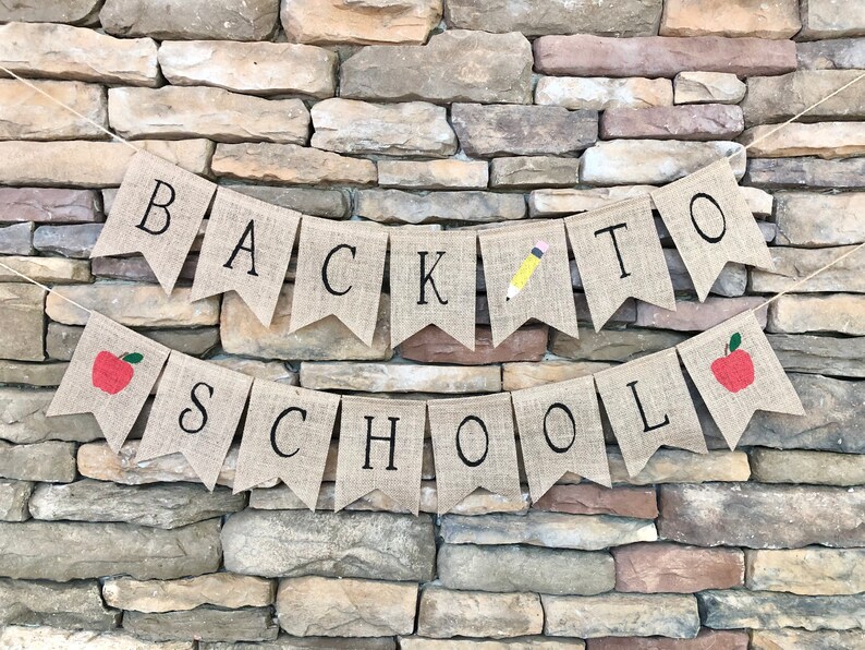 Back to School Banner First Day of School First Day of - Etsy