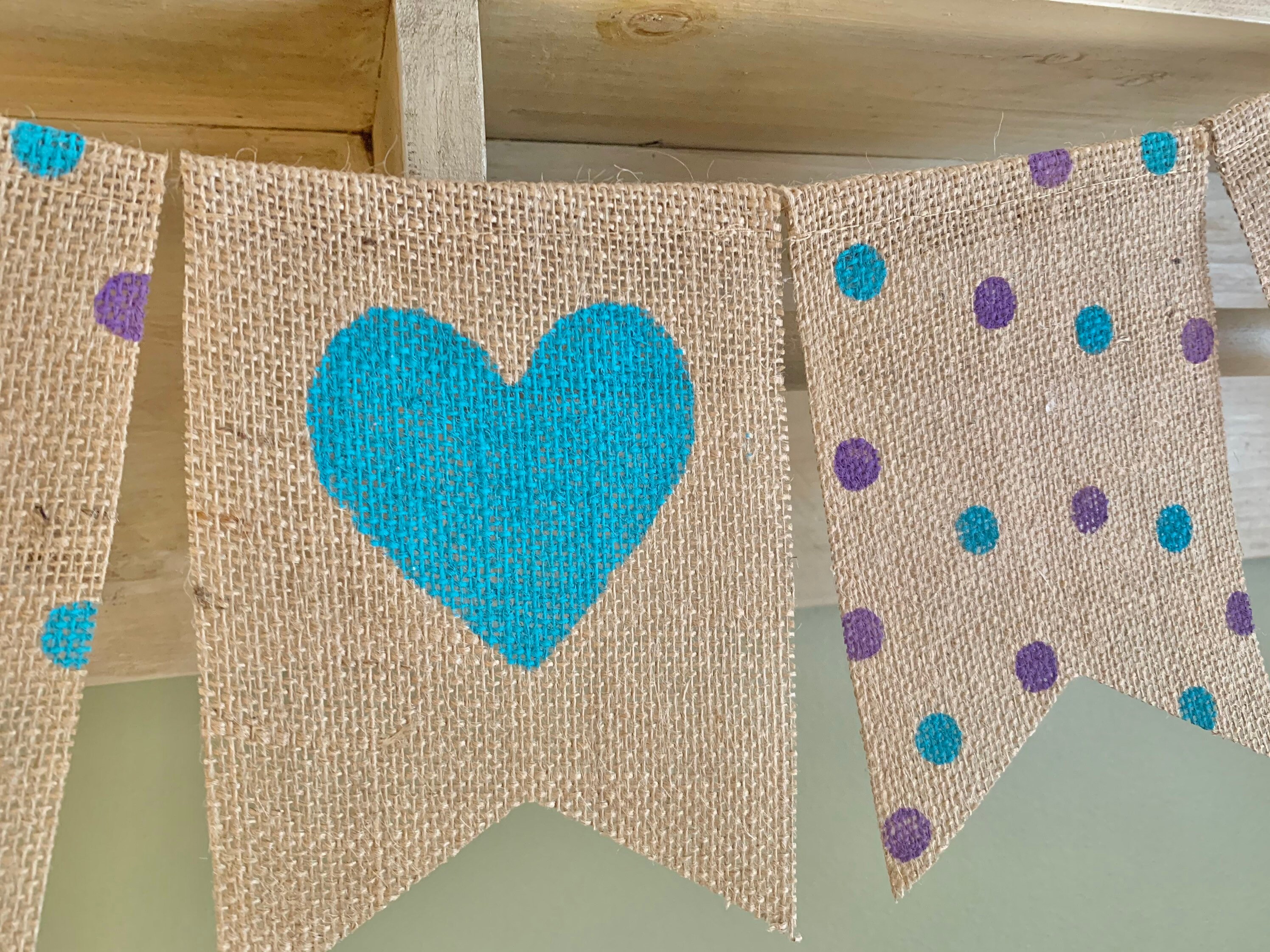 Valentine banner Valentine burlap banner Valentine's Day | Etsy