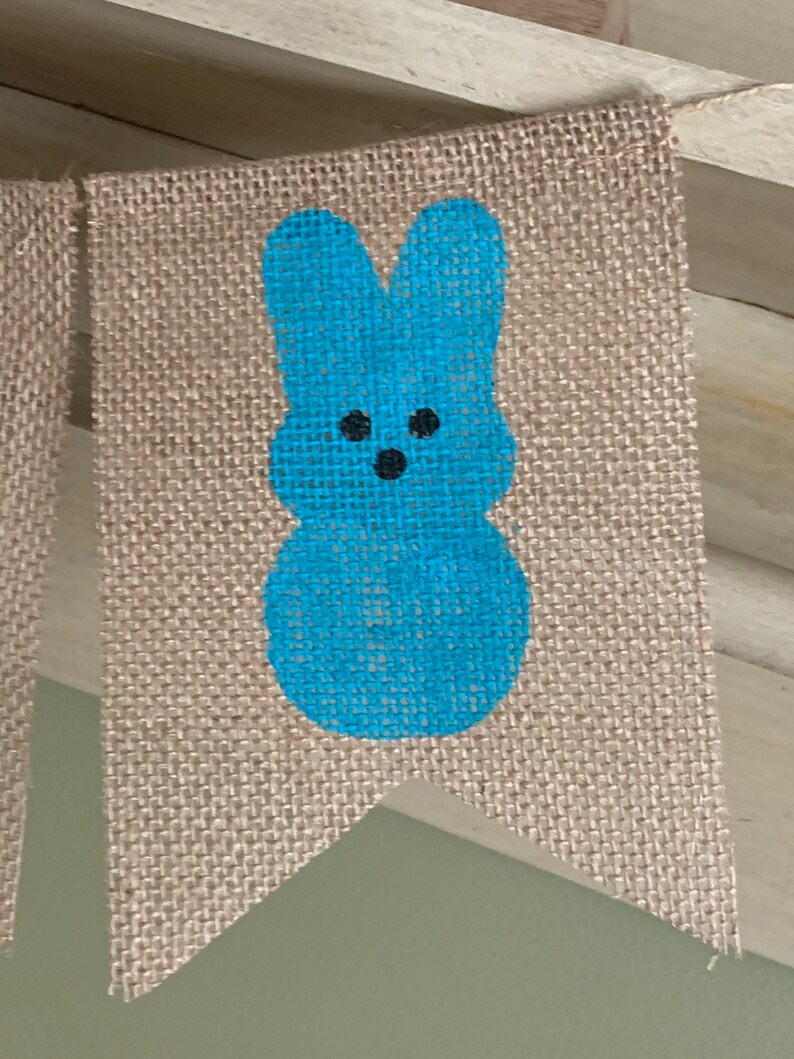 Peep Burlap Banner Easter Banner Easter Decor Easter - Etsy
