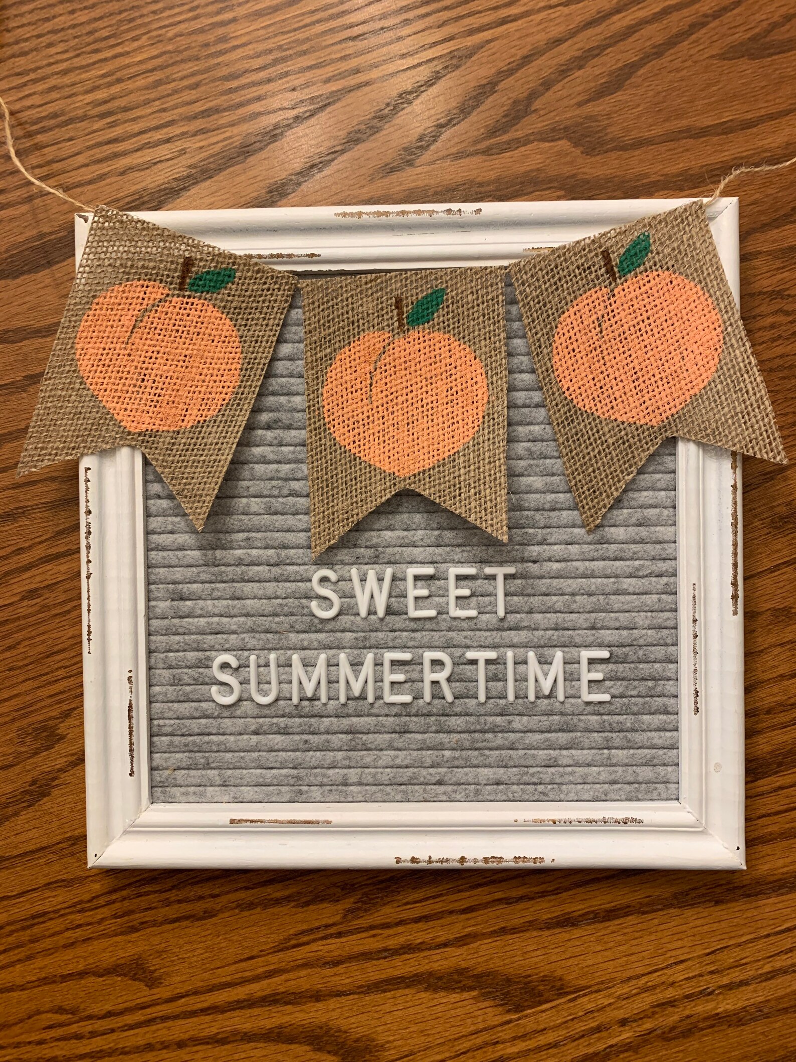 Tiered Tray Decor, Peach Tiered Tray, Peach Themed Banner, Peach Mini ...