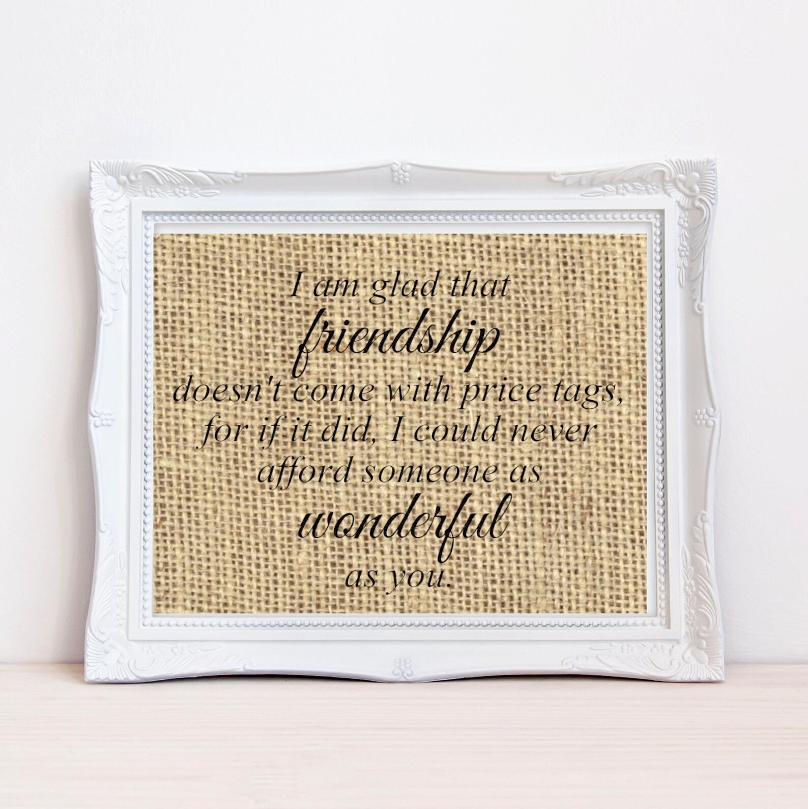 Gift for Friend Friendship Gift Friendship Quote Friend | Etsy