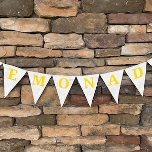 Lemonade Banner, Lemonade Sign, Lemonade Birthday Decoration, Lemonade ...
