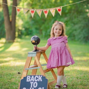 Back to School Banner, First Day of School, Kindergarten Banner, First ...