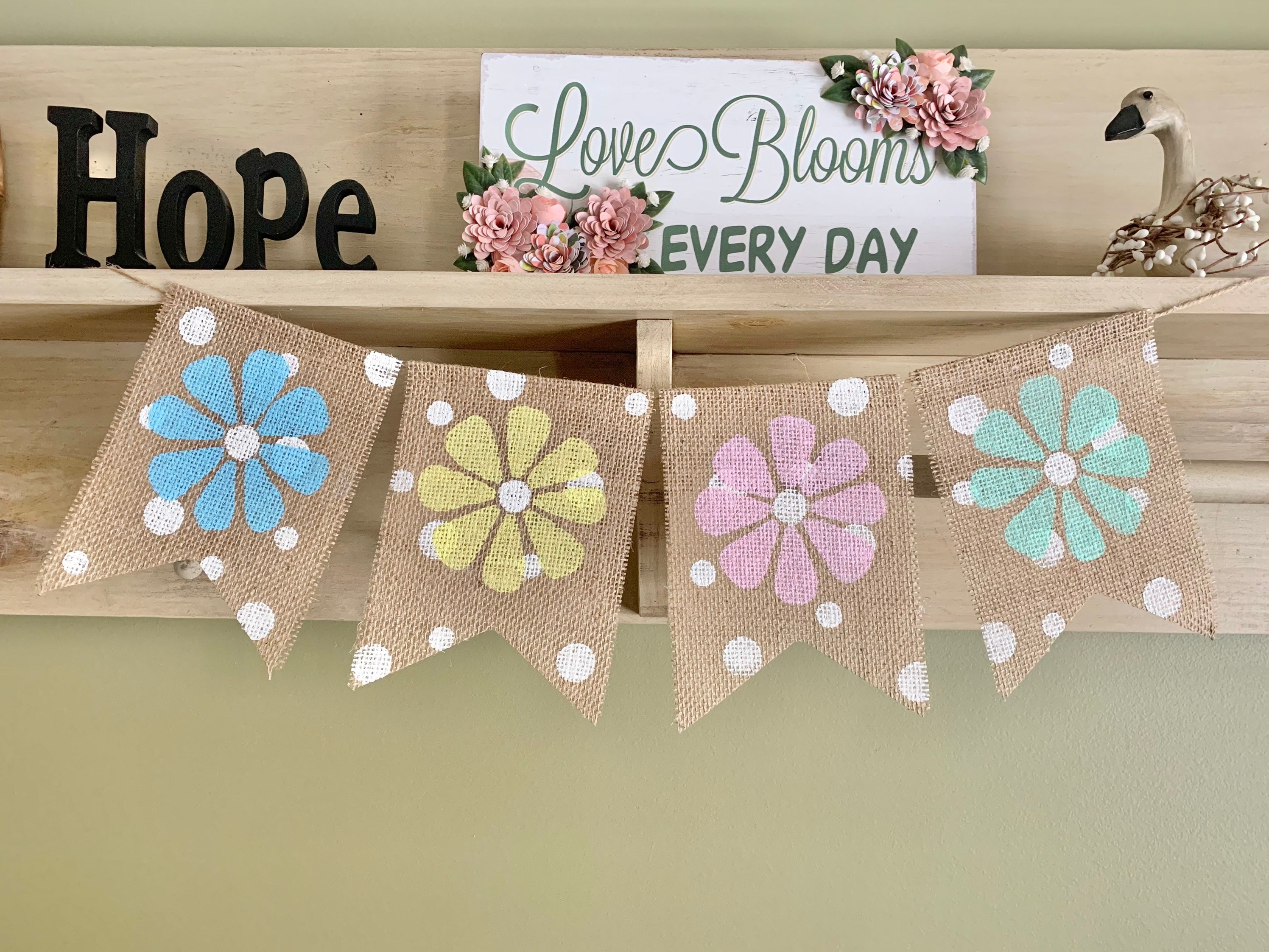 Flower Banner, Daisy Banner, Spring Banner, Spring Decor - Etsy