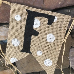 Fall Burlap Banner, Fall Banner, Fall Garland, Fall Decor, Fall Burlap ...