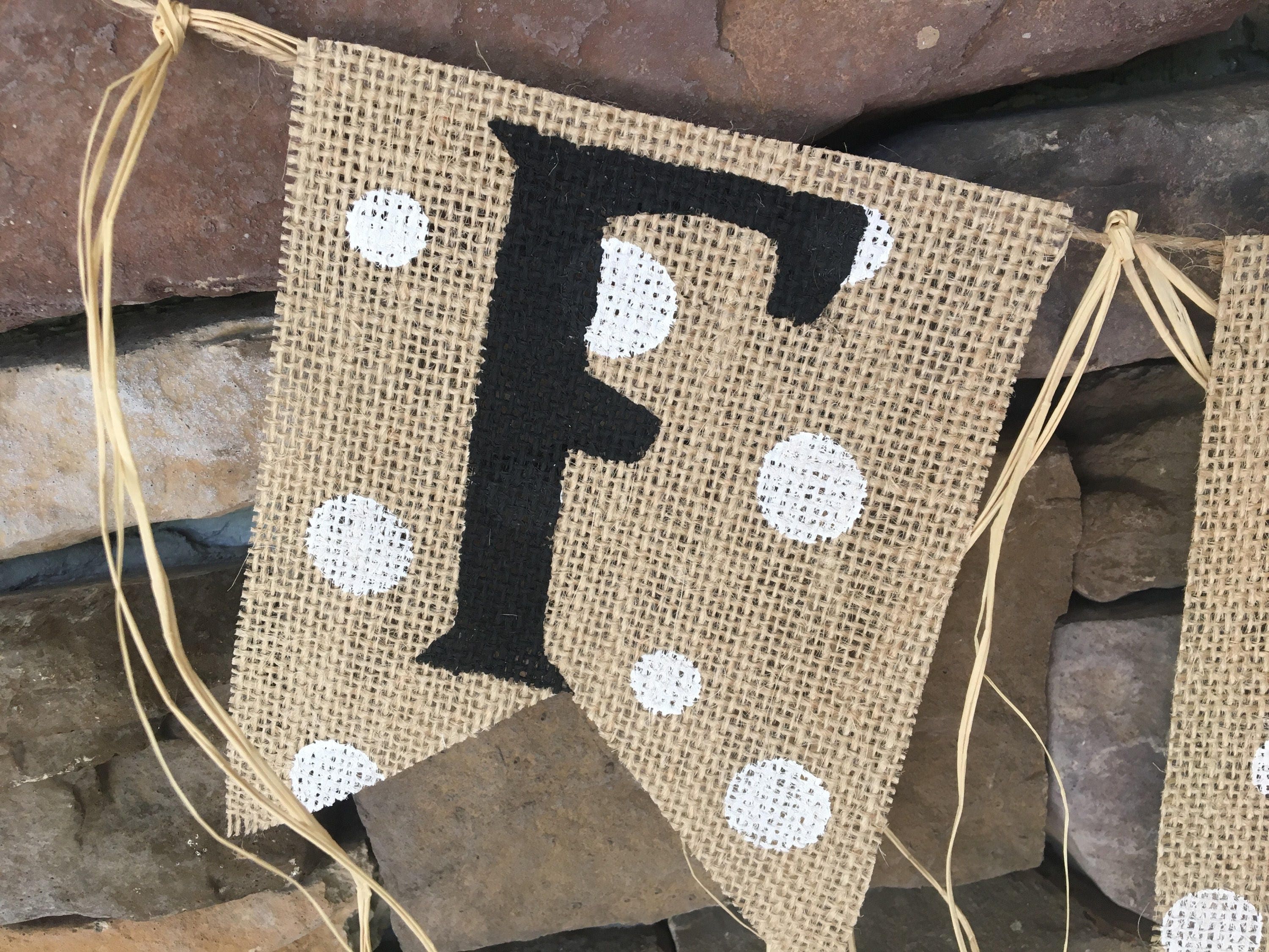 Fall Burlap Banner, Fall Banner, Fall Garland, Fall Decor, Fall Burlap ...