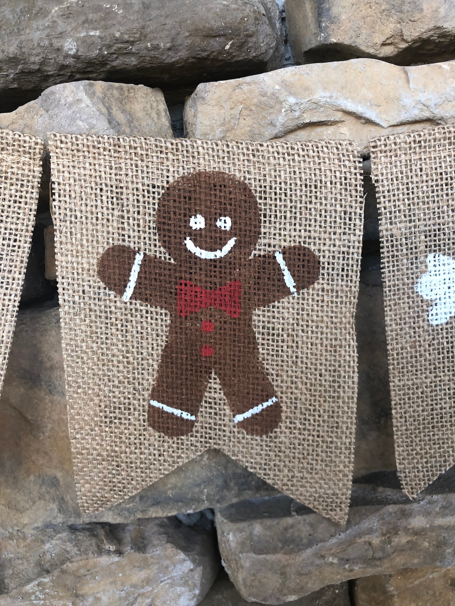 Peppermint Banner Gingerbread Christmas Banner Peppermint | Etsy