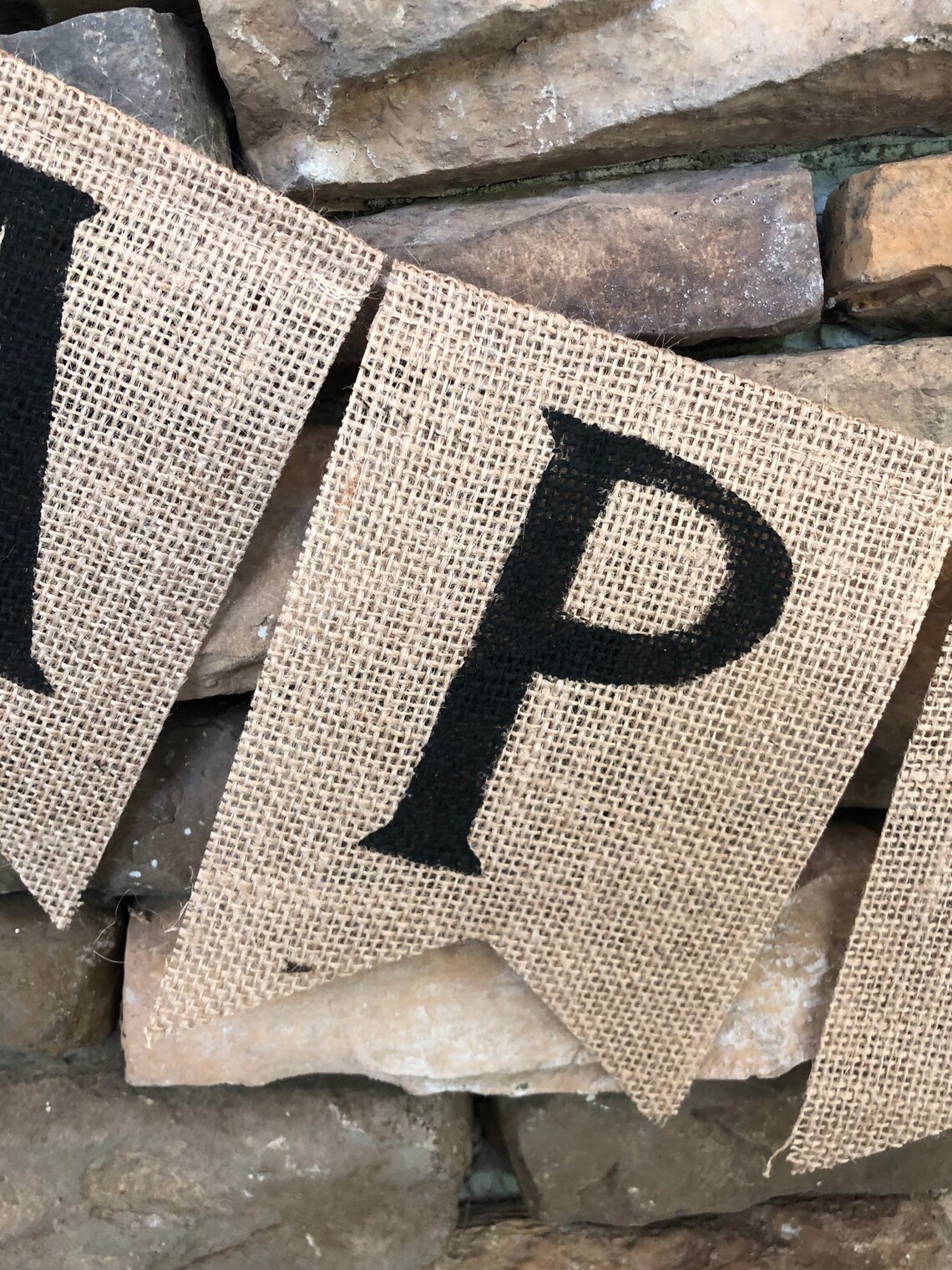 Happy Fall Burlap Banner Happy Fall Banner Fall Banner | Etsy