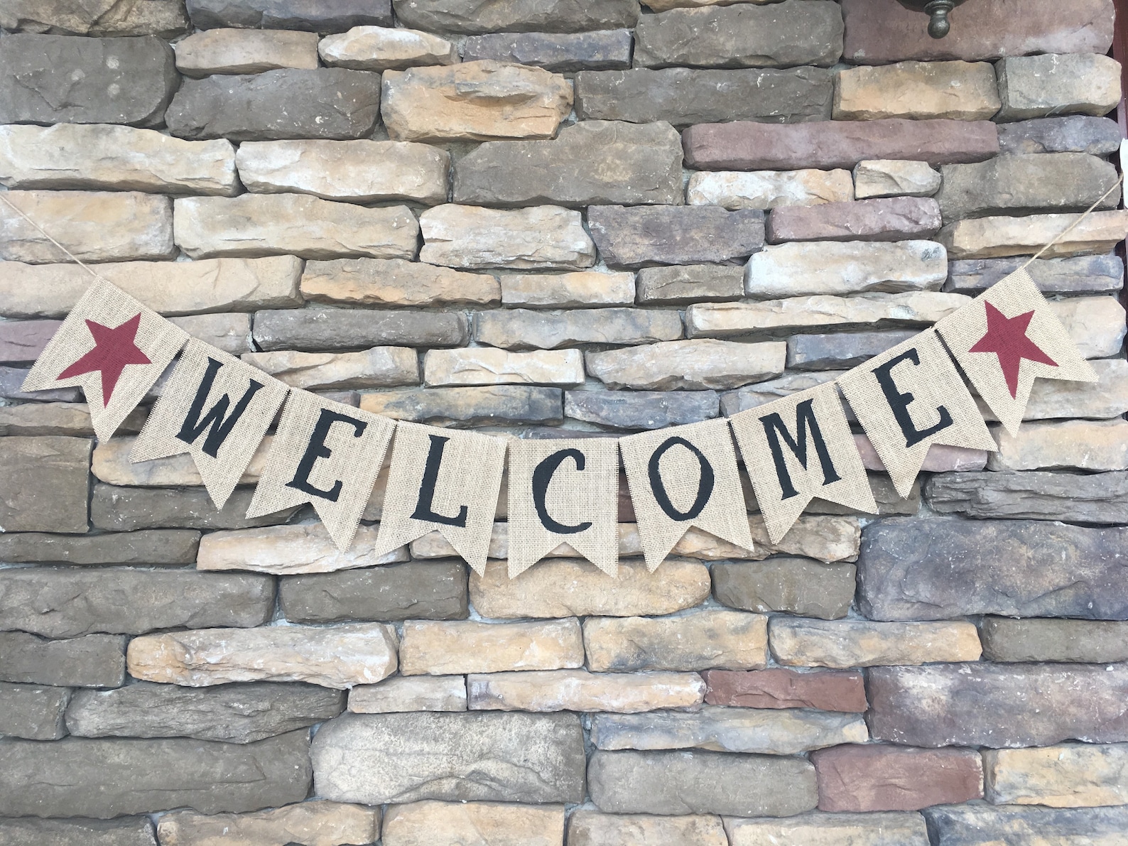 Welcome Banner, Welcome Burlap Banner, Welcome Burlap Garland ...