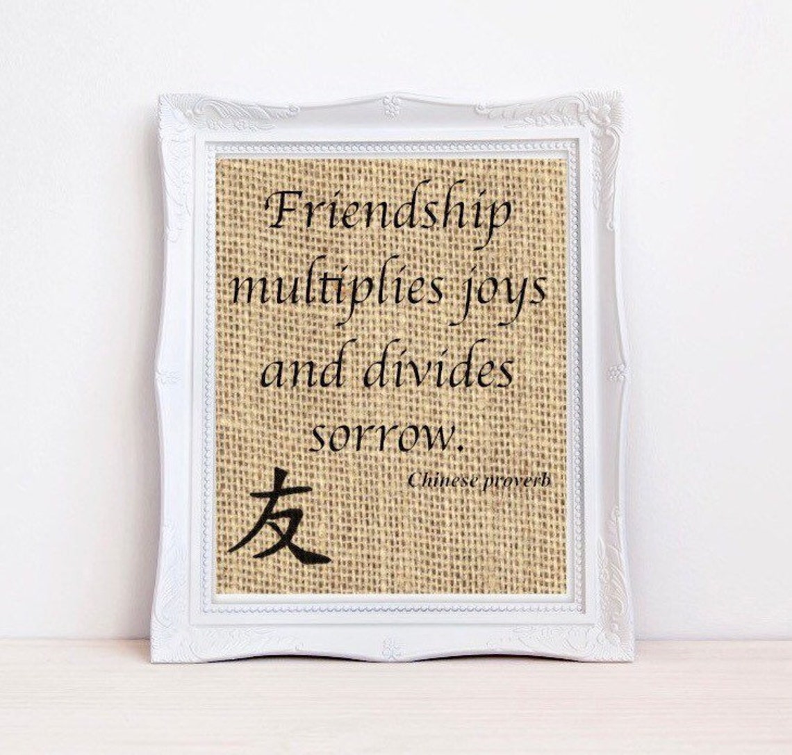 Gift for Friend Friendship Gift Friendship Quote Friend - Etsy